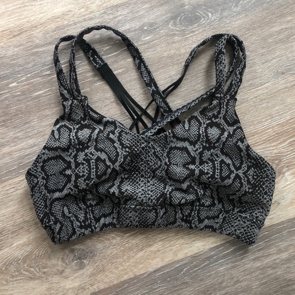 Champion | Tops | Champion Snake Skin Sports Bra | Poshmark